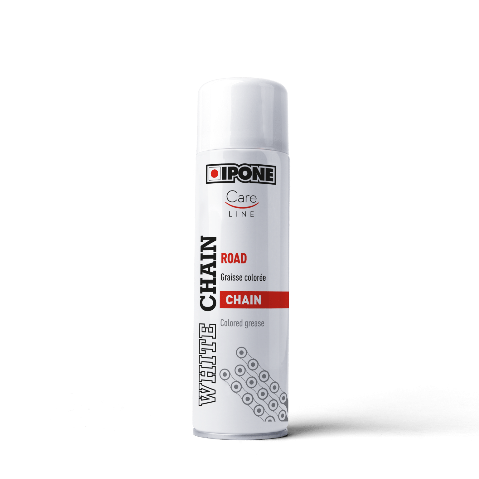 IPONE WHITE CHAIN – Lubricante de cadena color blanco (12/250ML) - IPONE